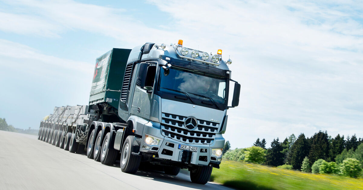 Mercedes Arocs SLT: Super-Schwergewicht für harte Aufgaben - Eurotransport